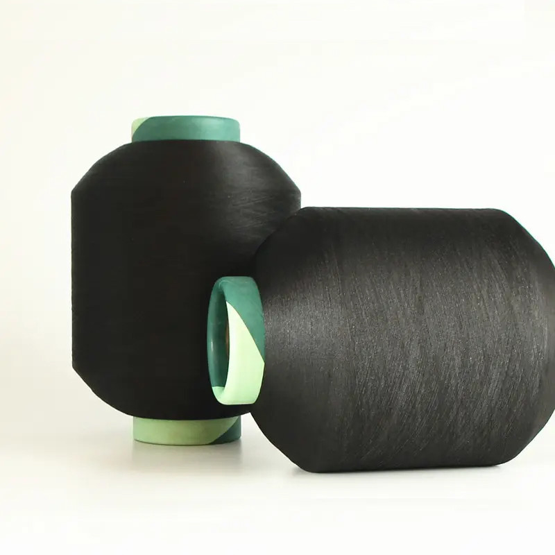 TEXTILE YARN DTY 75/72 SIM SD RW POLYESTER TEXTURED YARN FACTORY 100% ...